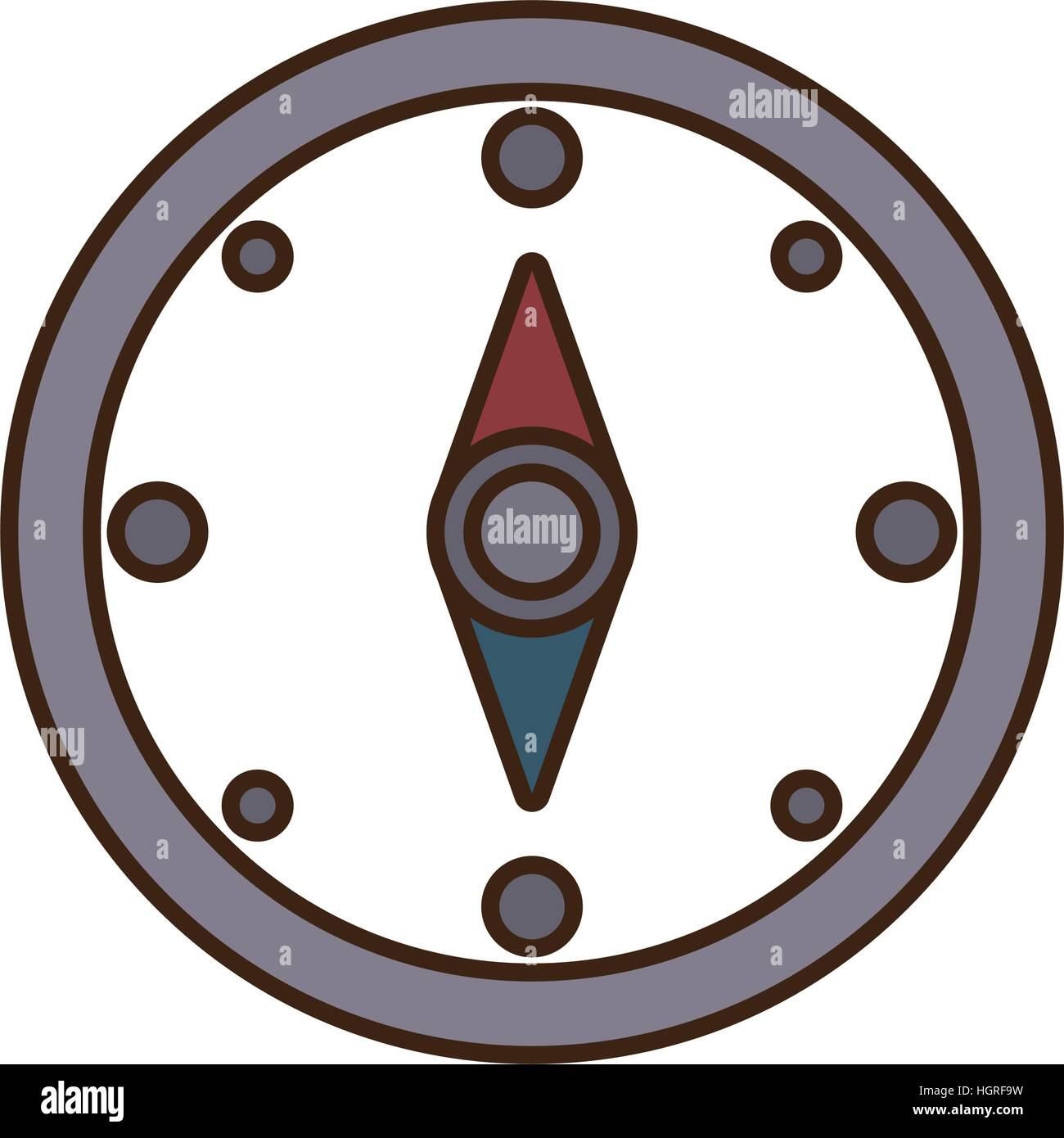 cartoon compass location gps travel vector illustration eps 10 Stock ...