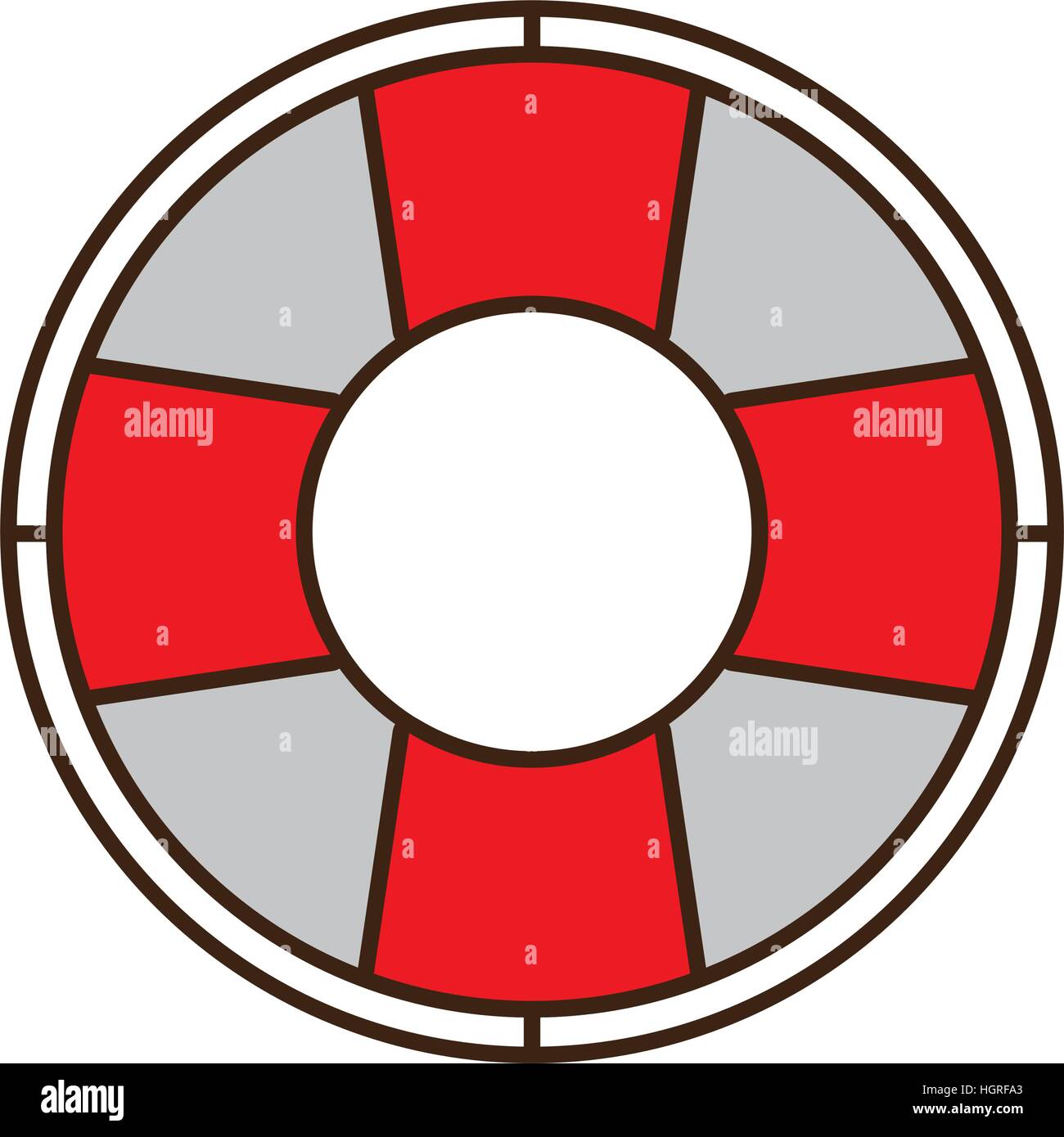 cartoon life buoy safety travel vector illustration eps 10 Stock Vector ...