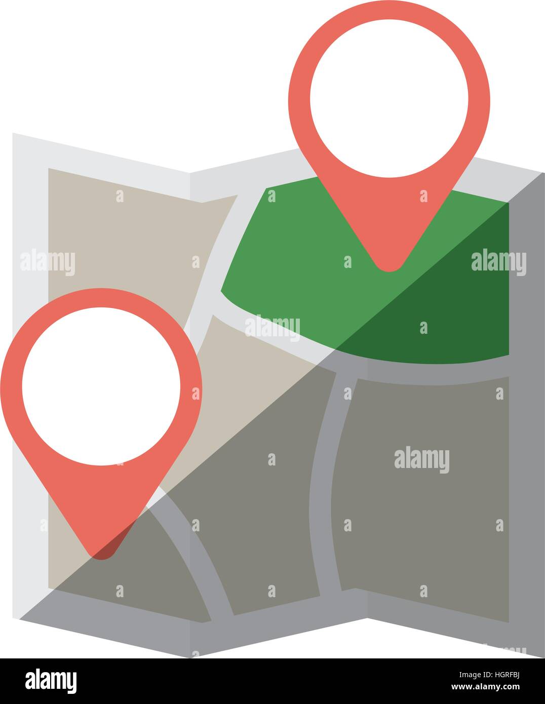 map world travel pin location shadow vector illustration eps 10 Stock ...