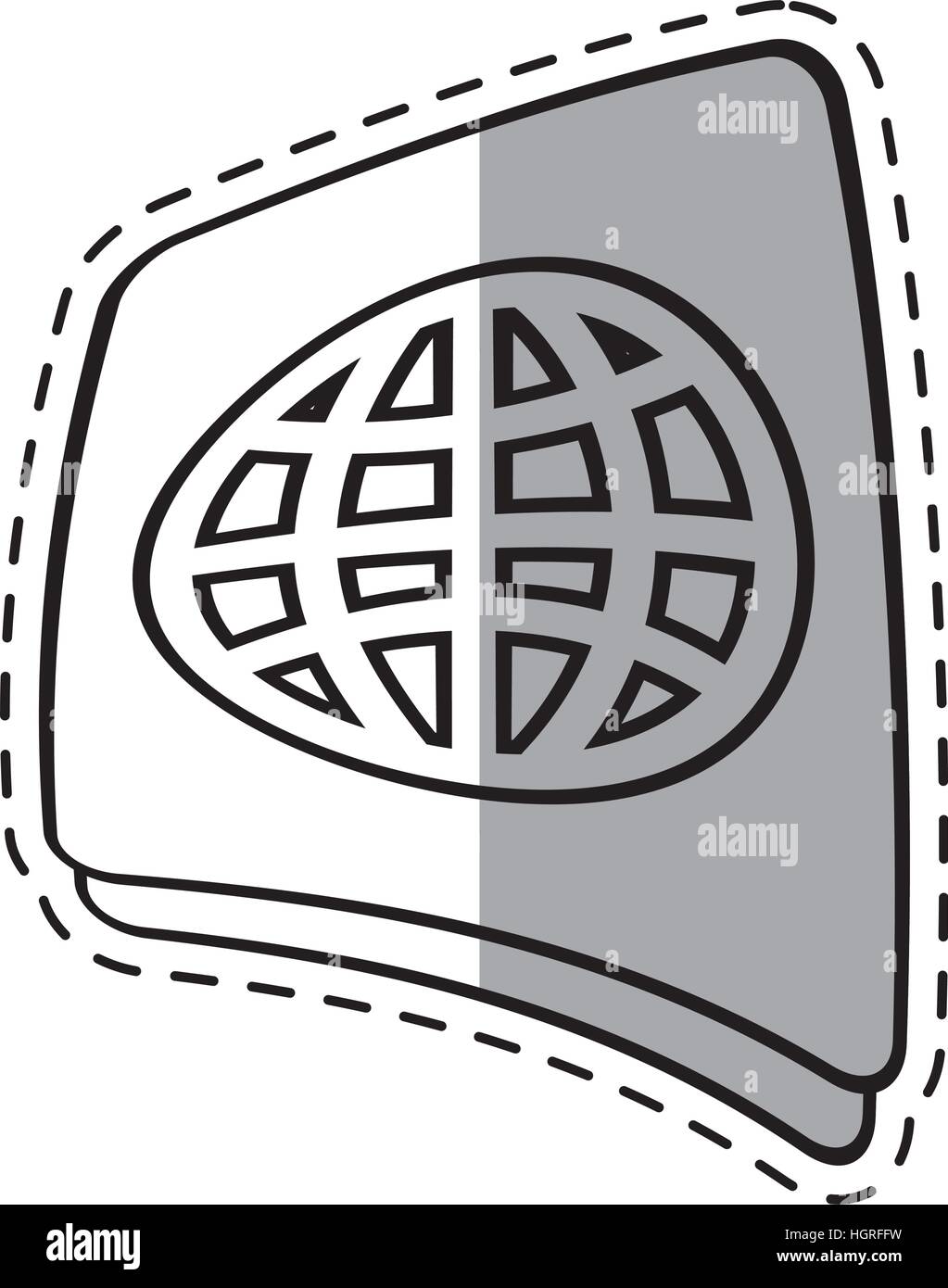passport identification tourist shadow vector illustration eps 10 Stock ...