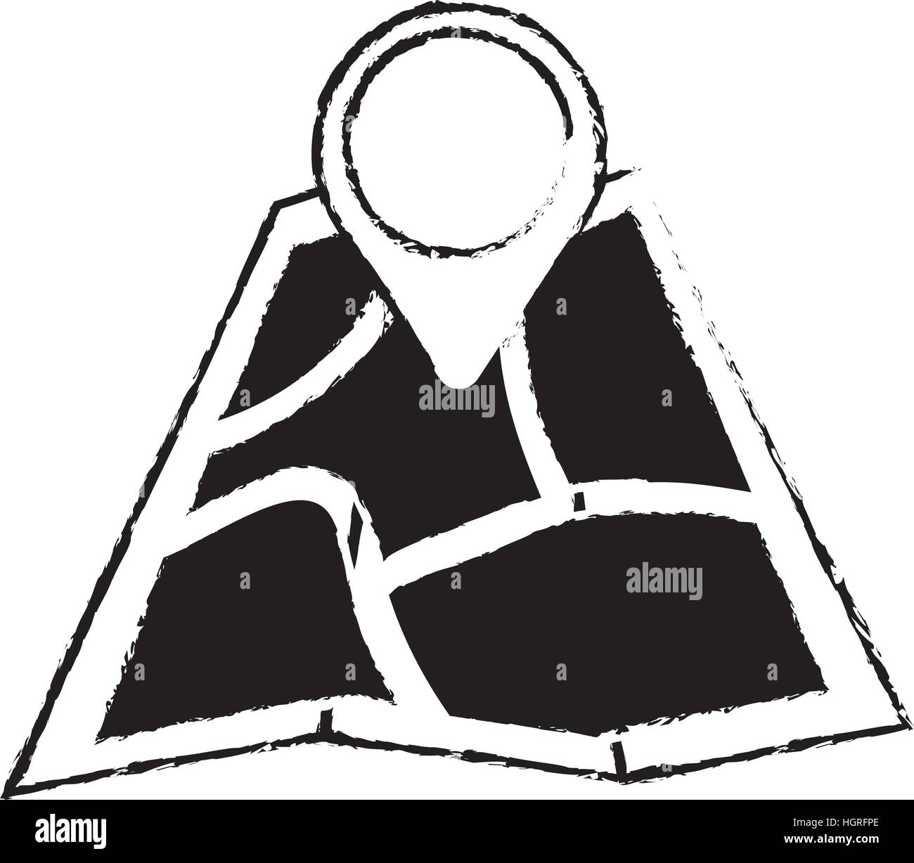 pointer map location sketch vector illustration eps 10 Stock Vector Image & Art - Alamy