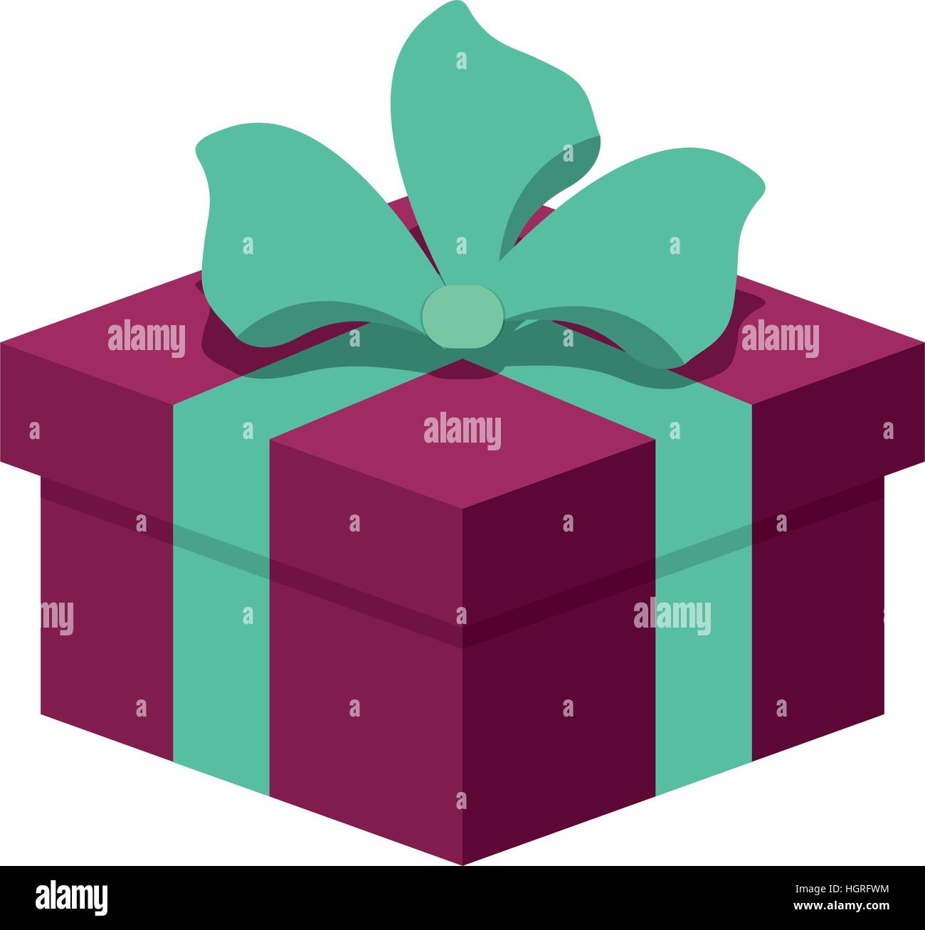 gift box present ribbon surprise vector illustration eps 10 Stock ...