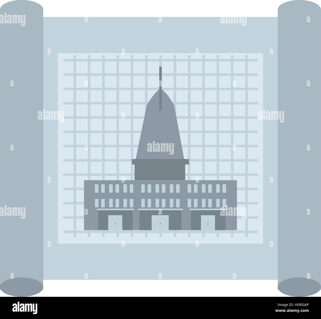 architecture plans building structure vector illustration eps 10 Stock ...