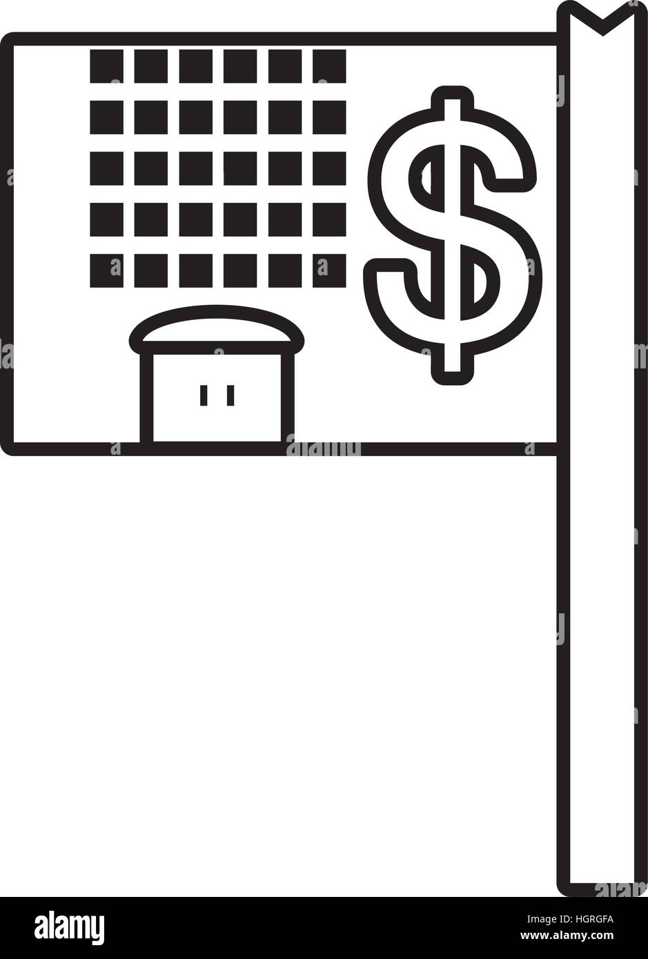 real estate property value residential outline vector illustration eps ...