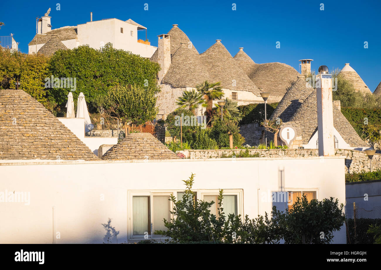 the beautiful Trulli of Alberobello have been designated as a UNESCO ...