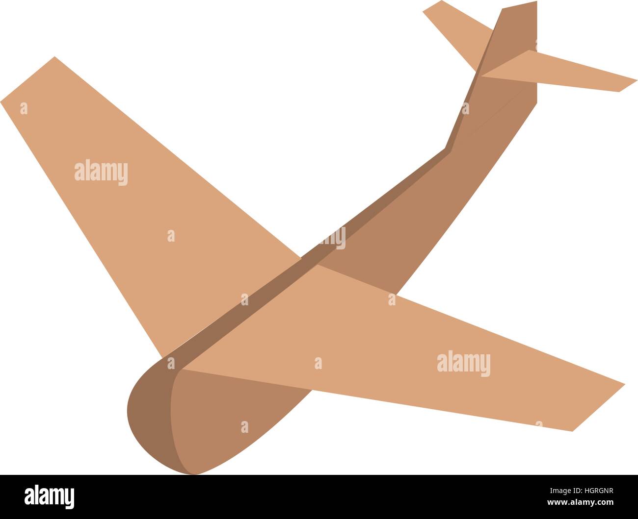 beige paper plane project innovation vector illustration eps 10 Stock ...