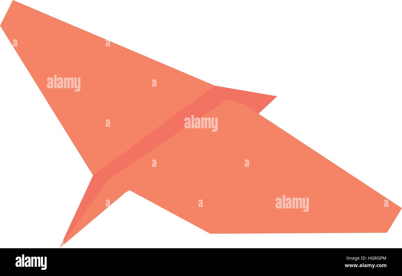 pink paper plane project business vector illustration eps 10 Stock ...