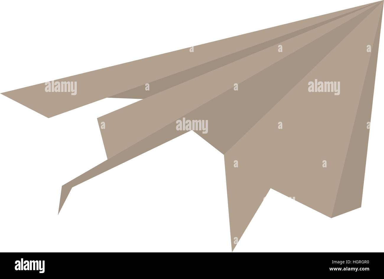 paper plane origami modeling creative vector illustration eps 10 Stock ...
