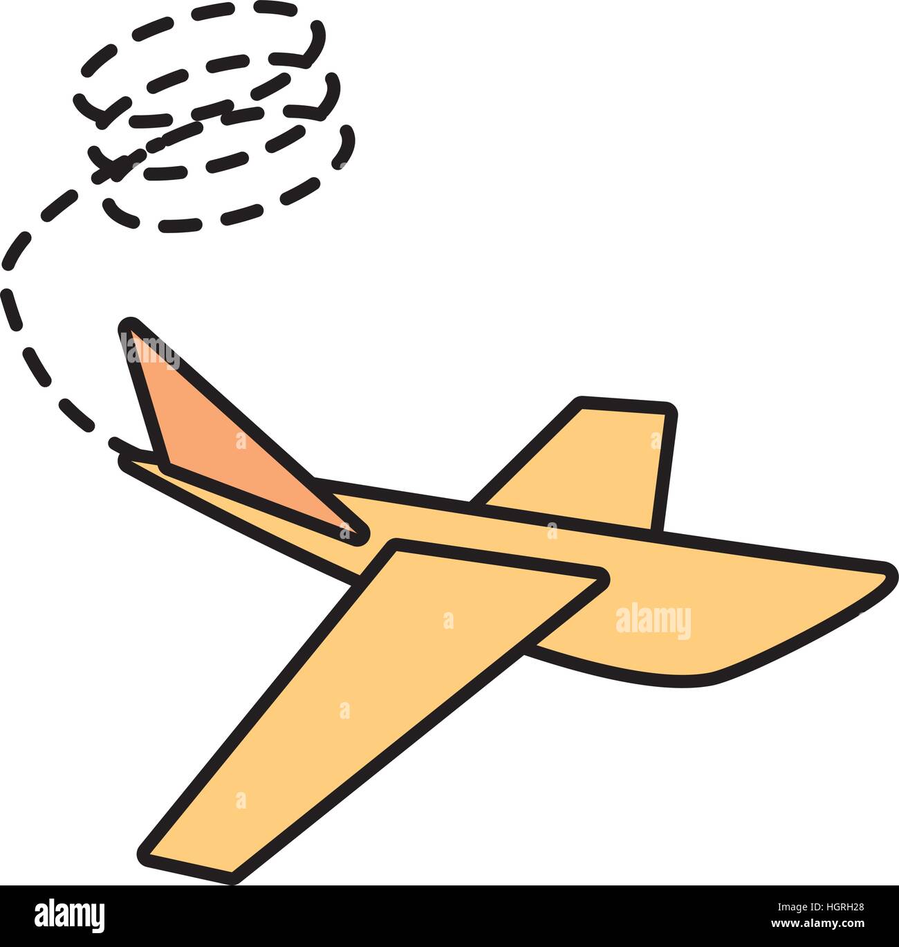 paper plane start up symbol line dotted vector illustration eps 10 ...