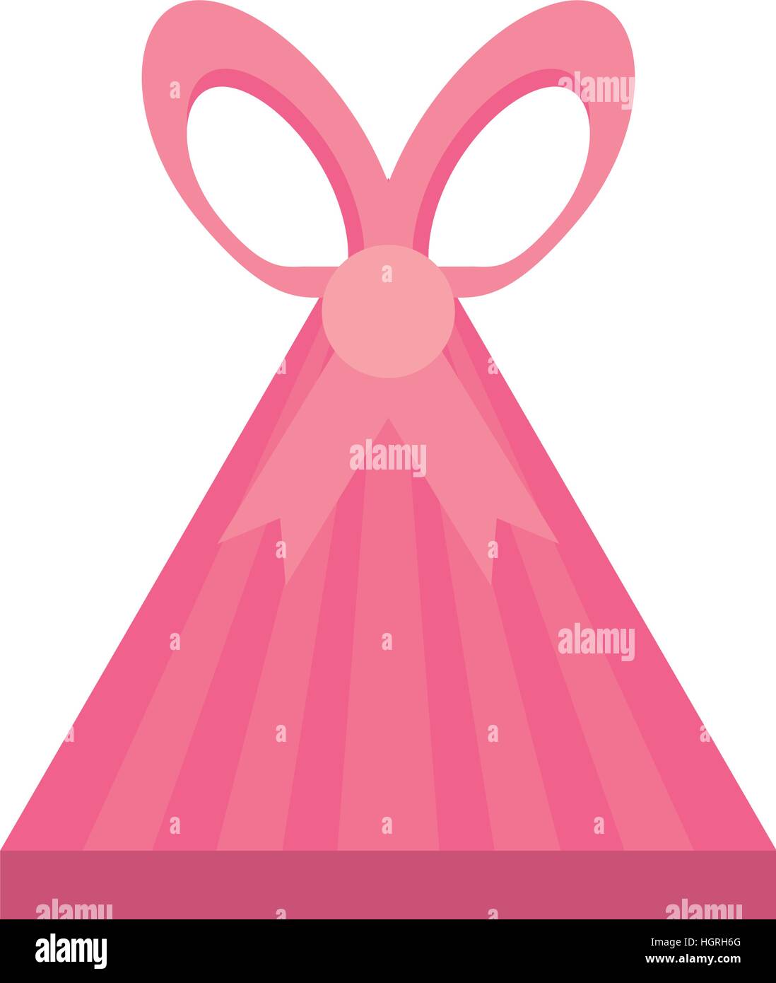 colored gift box triangle shape ribbon stripes vector illustration eps ...