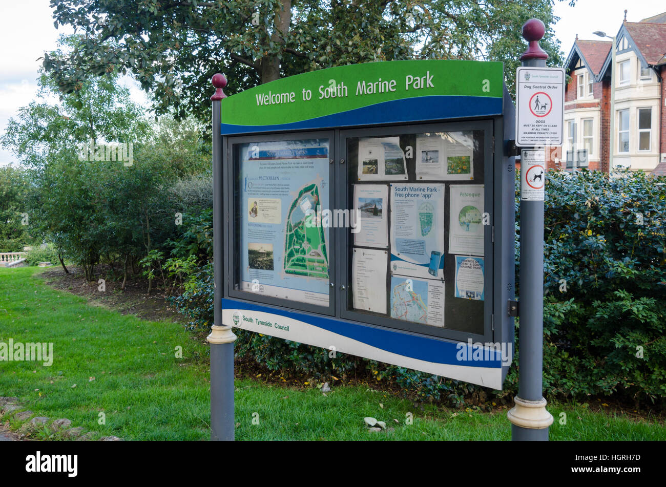Park map and information notice hi-res stock photography and images - Alamy