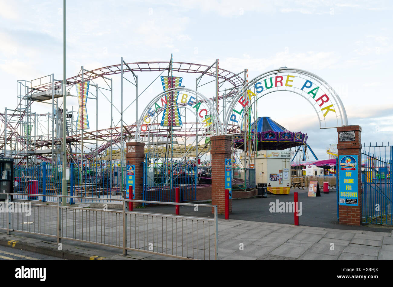 'Ocean Beach Pleasure Park' Fairground Situated at Sea Road, South ...