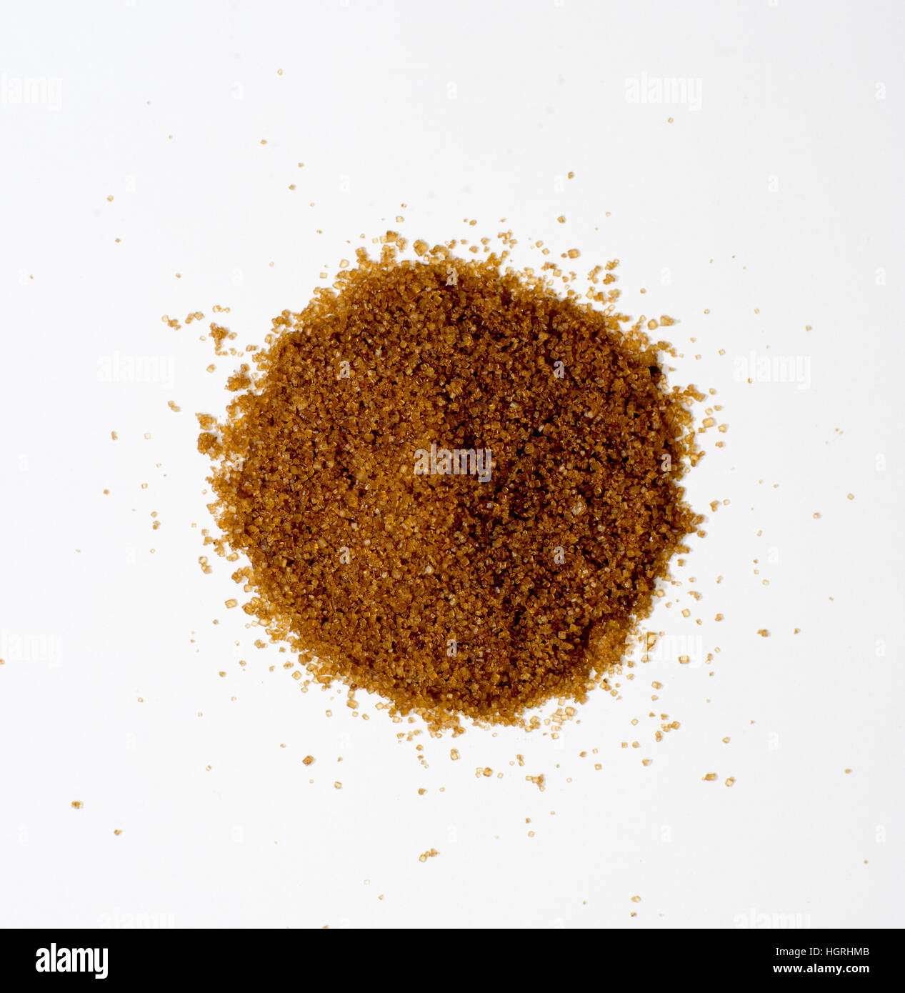 Brown sugar top view Stock Photo - Alamy