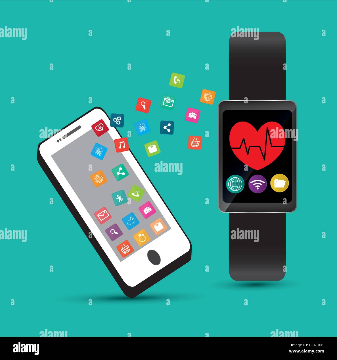 Smart meter screen Stock Vector Images - Alamy