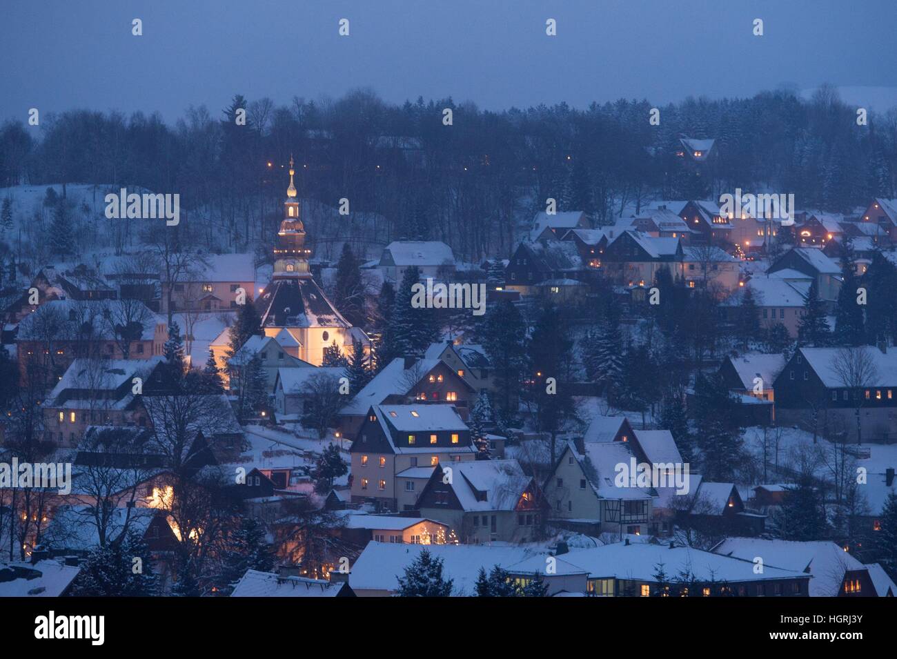 Seiffen church erzgebirge hi-res stock photography and images - Alamy