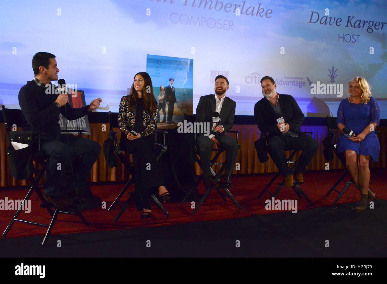 Dave Karger, Jessica Biel, Justin Timberlake, Bill Purple and Michelle ...