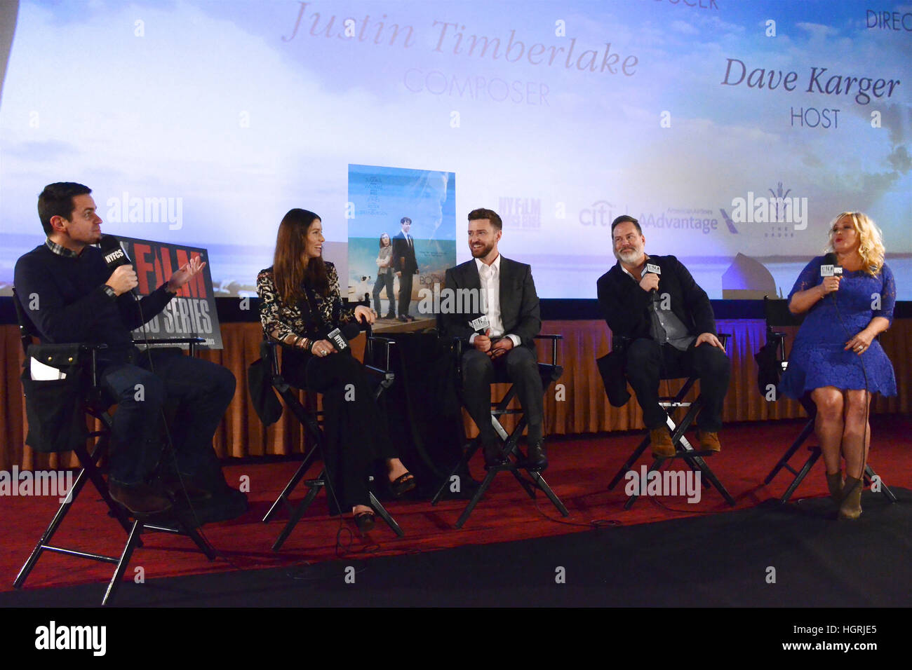 Dave Karger, Jessica Biel, Justin Timberlake, Bill Purple and Michelle ...