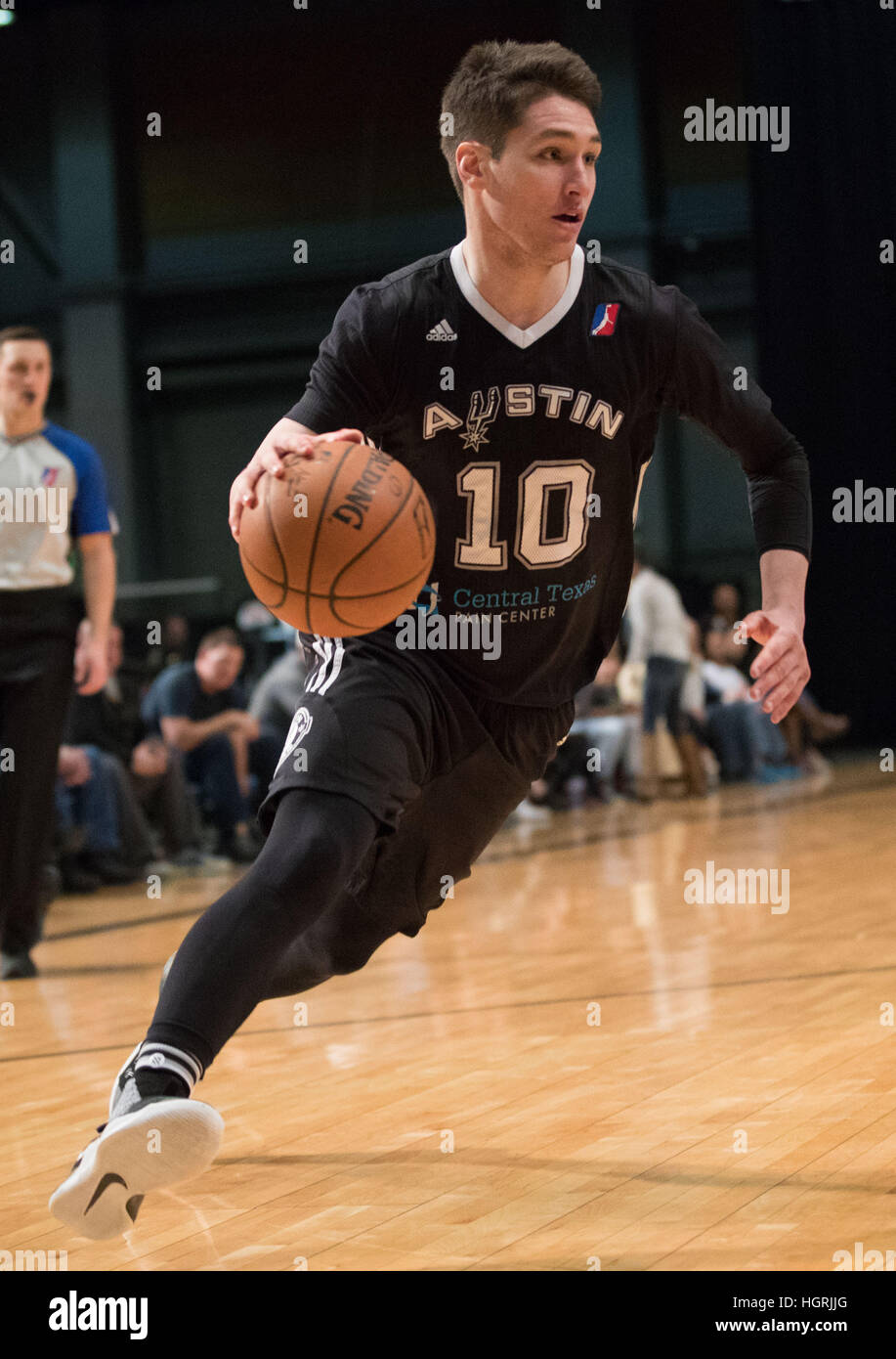 Reno, Nevada, USA. 11th Jan, 2017. Austin Spurs Guard RYAN ARCIDIACONO ...