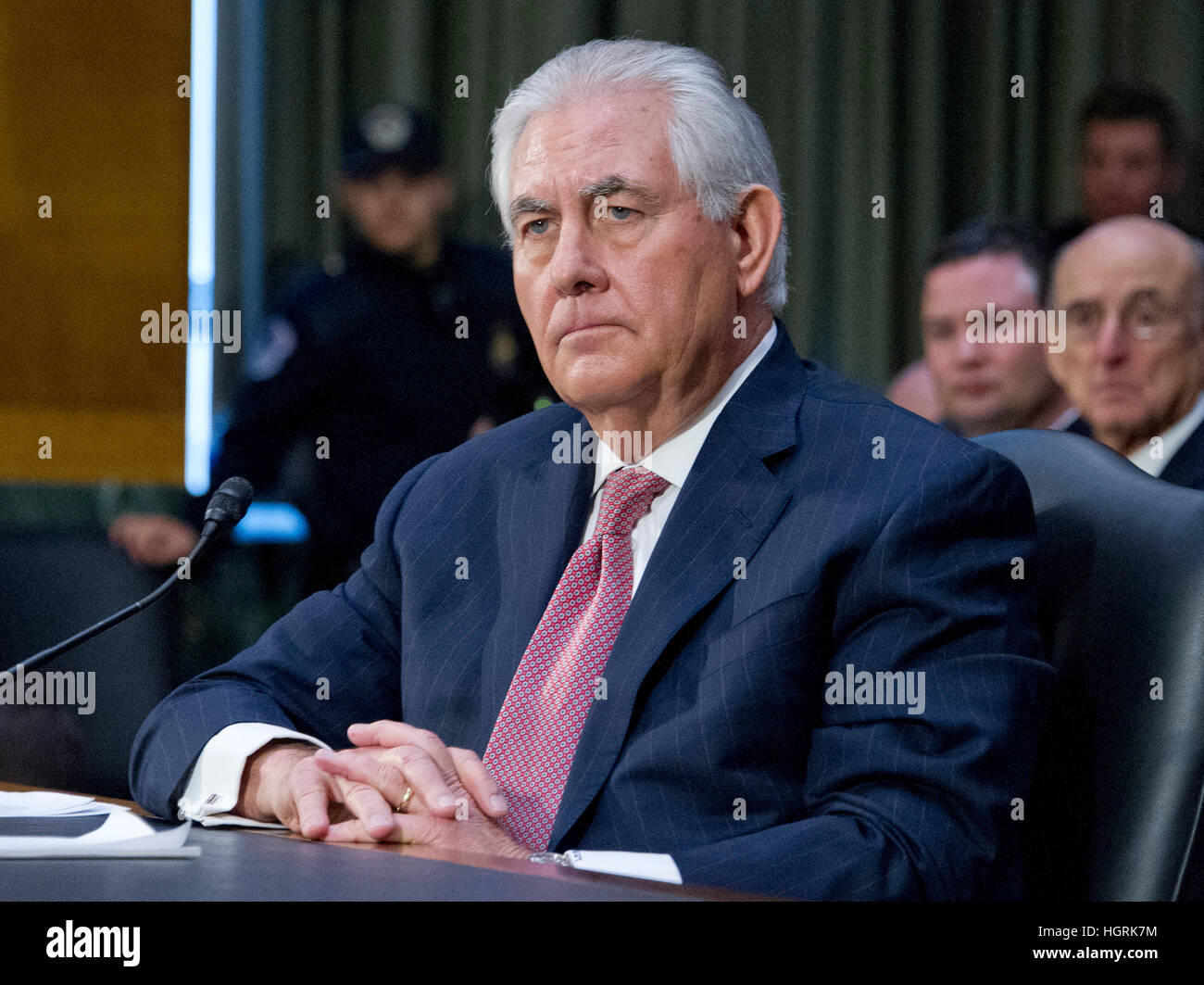 Washington, USA. 11th Jan, 2017. Rex Wayne Tillerson, former chairman ...