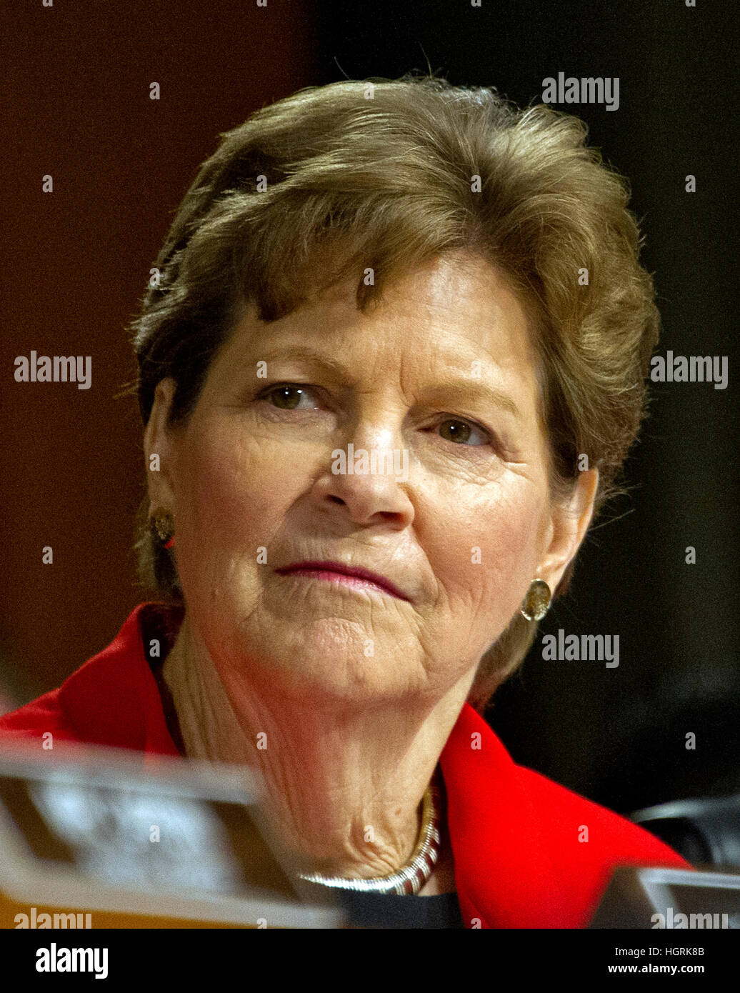 Washington, USA. 11th Jan, 2017. United States Senator Jeanne Shaheen ...