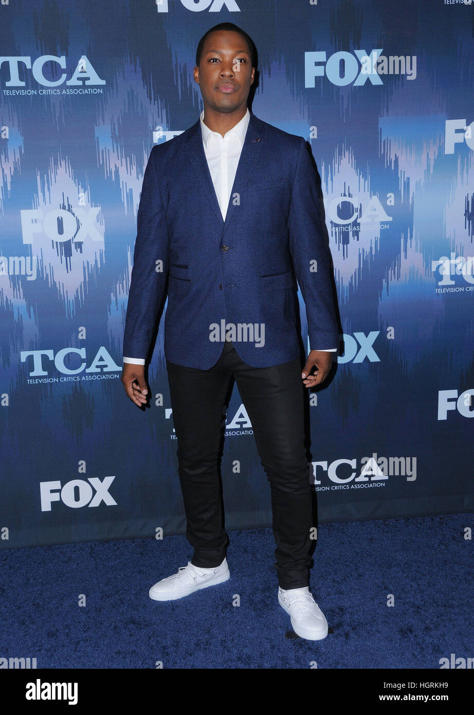 Pasadena, USA. 11th Jan, 2017. Corey Hawkins. 2017 FOX Winter TCA held ...