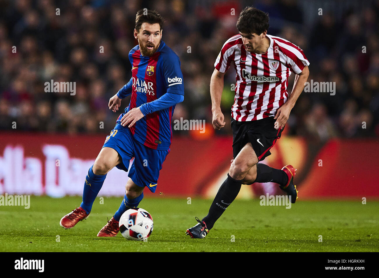 Lionel messi 2017 athletic barcelona hi-res stock photography and ...