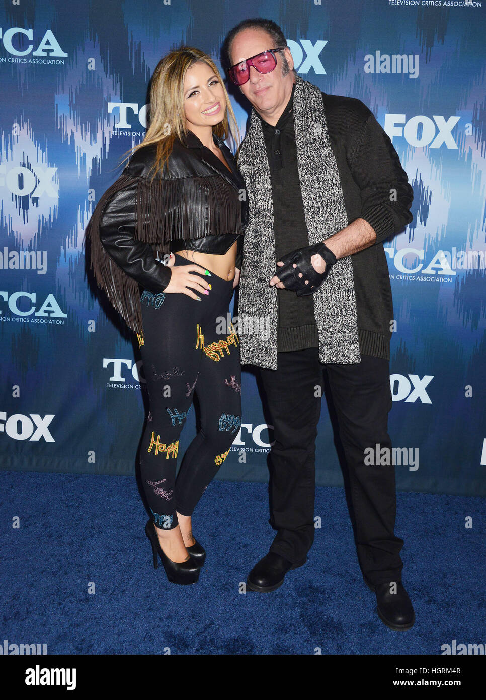 Andrew Dice Clay, Valerie Silverstein 134 arriving at the FOX All-Star ...