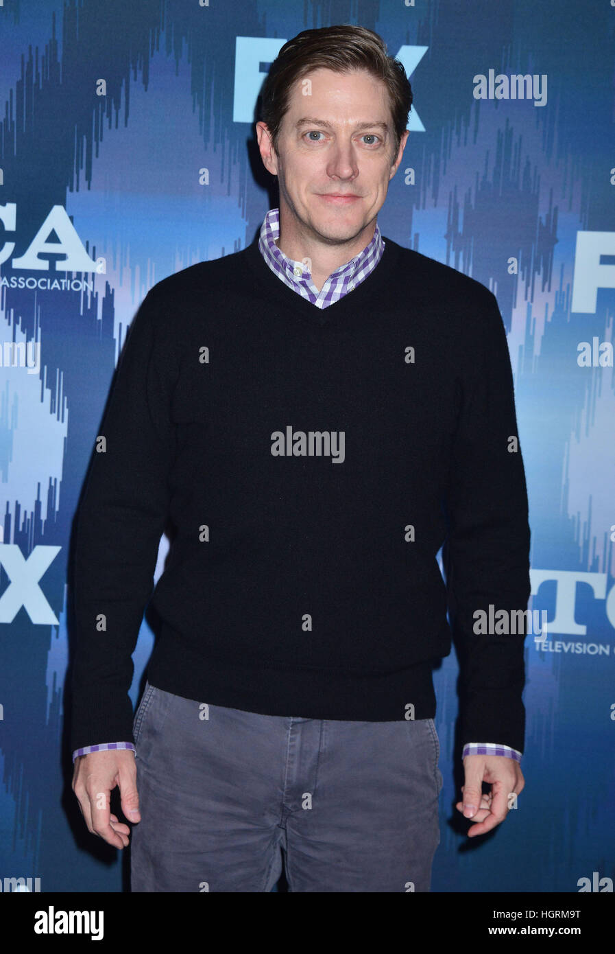 Los Angeles, USA. 11th Jan, 2017. Kevin Rahm 211 arriving at the FOX ...