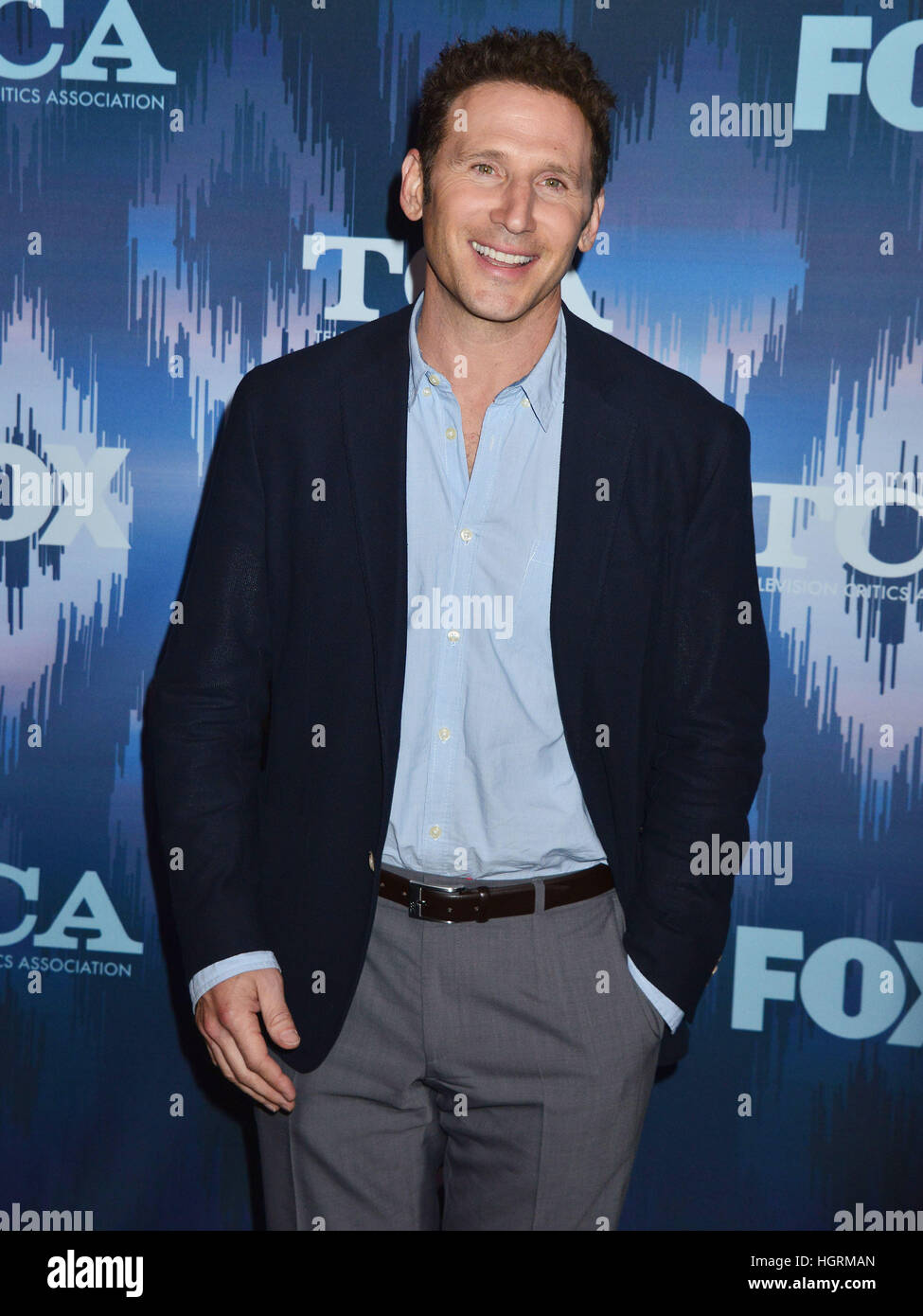 Los Angeles, USA. 11th Jan, 2017. Mark Feuerstein arriving at the FOX ...