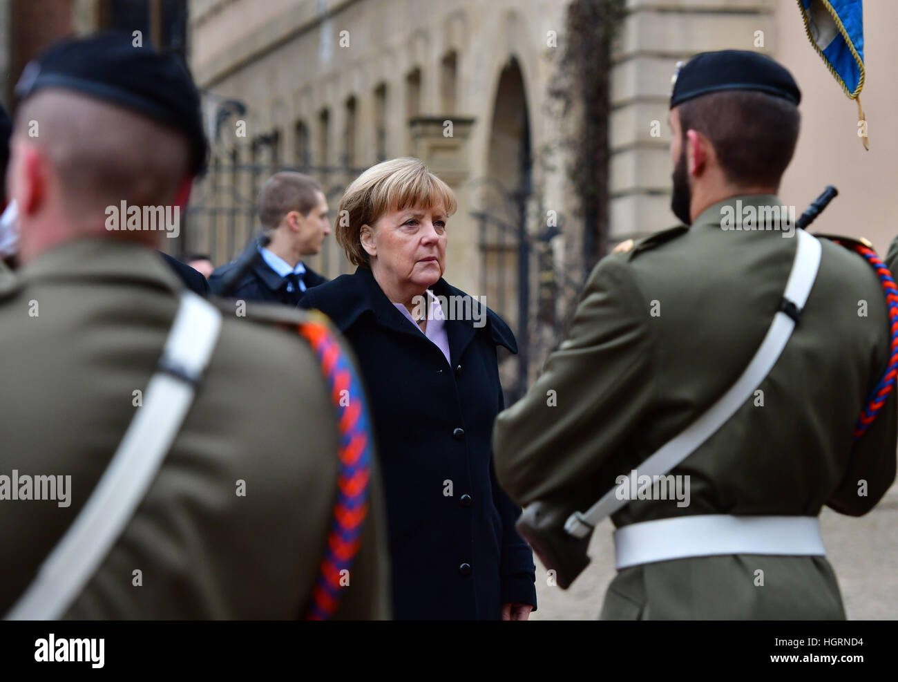 Luxembourg City, Luxembourg. 12th Jan, 2017. German Chancellor Angela ...