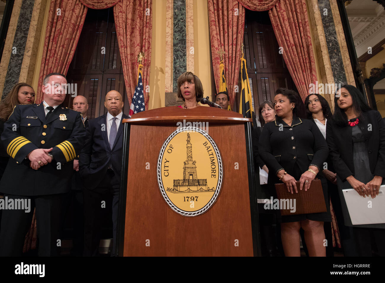 Baltimore police hi-res stock photography and images - Alamy