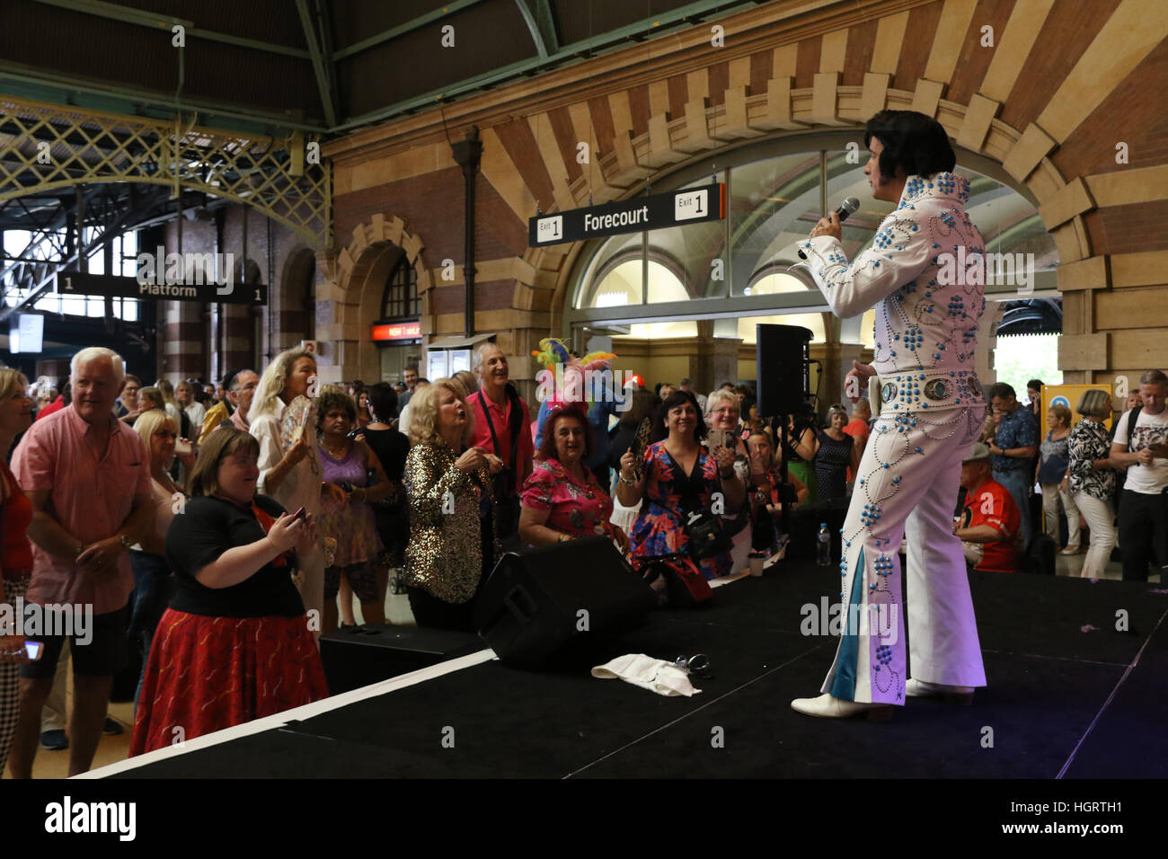 Sydney, NSW, Australia. 12 January 2017. The Elvis Express train ...