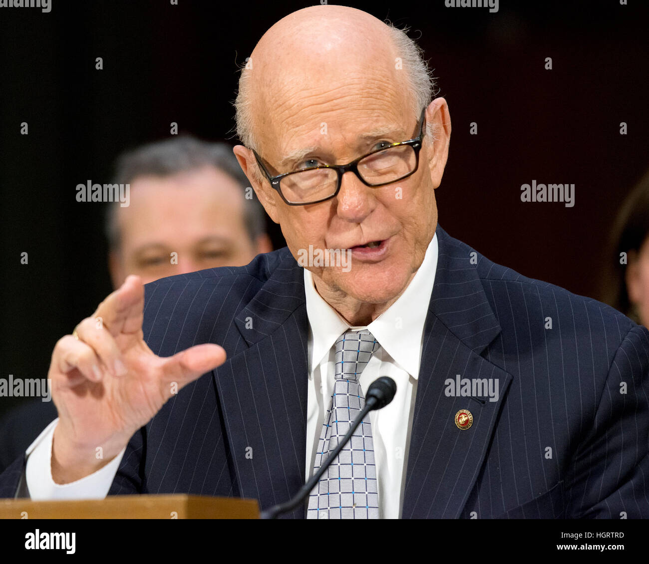 Washington DC, USA. 12th January 2017. United States Senator Pat ...