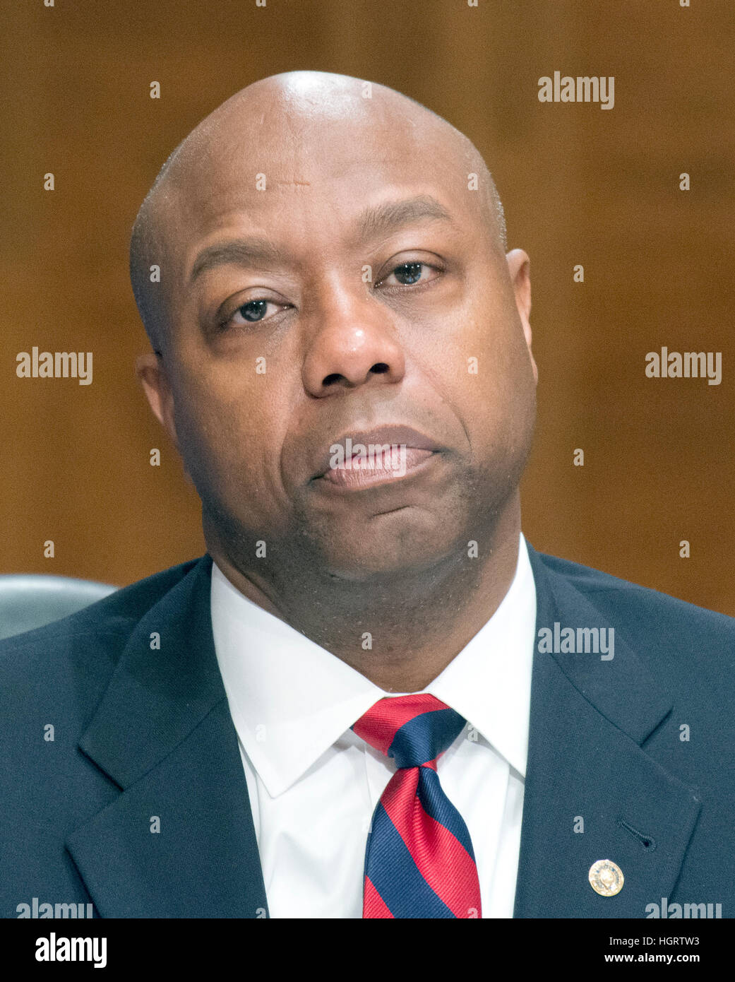 United States Senator Tim Scott (Republican of South Carolina) during ...