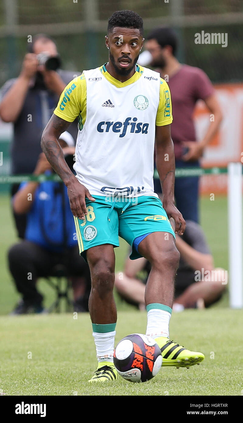 Sao Paulo, Brazil. 12th Jan, 2017. The player Michel Bastos, the SE ...