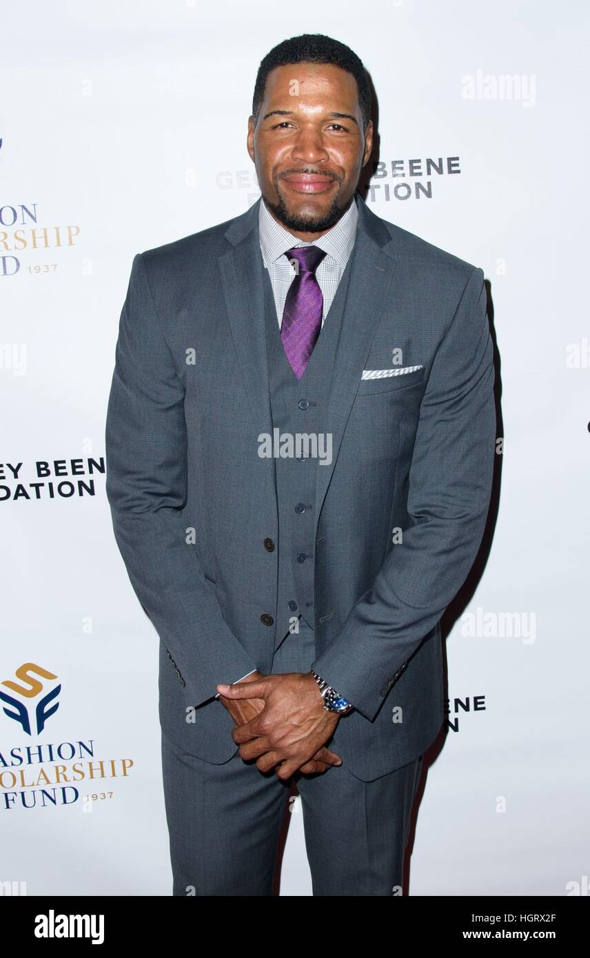 New York, USA. 12th Jan, 2017. Michael Strahan at arrivals for The YMA ...