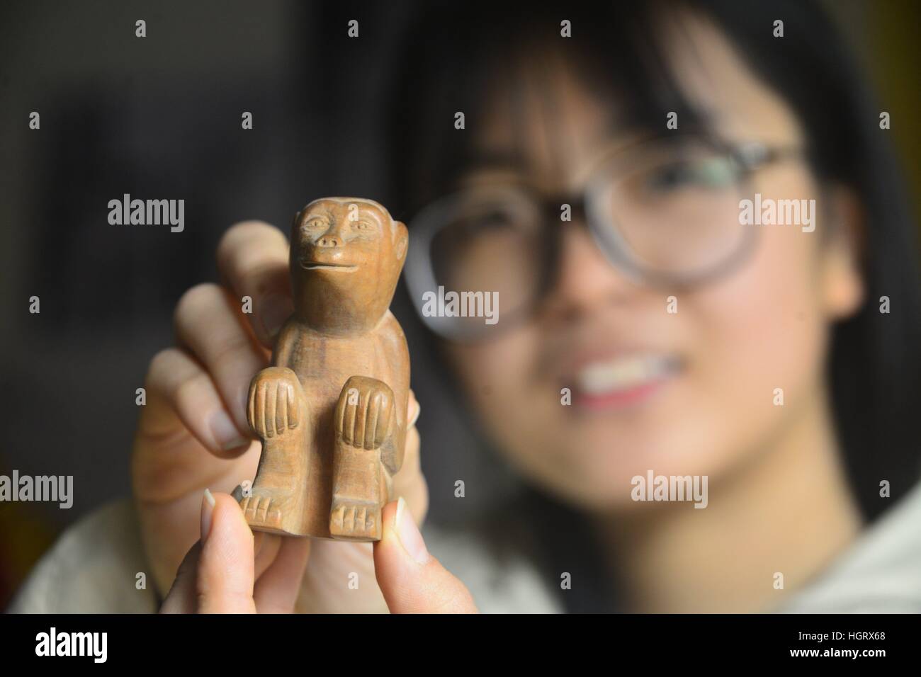Liaochen, China. 11th Jan, 2017. *EDITORIAL USE ONLY CHINA OUT*One of ...