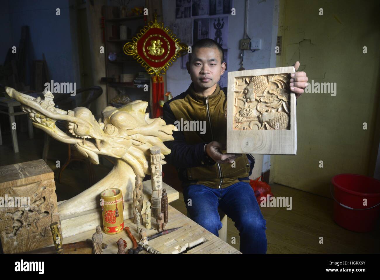 Liaochen, China. 11th Jan, 2017. *EDITORIAL USE ONLY CHINA OUT* Li ...