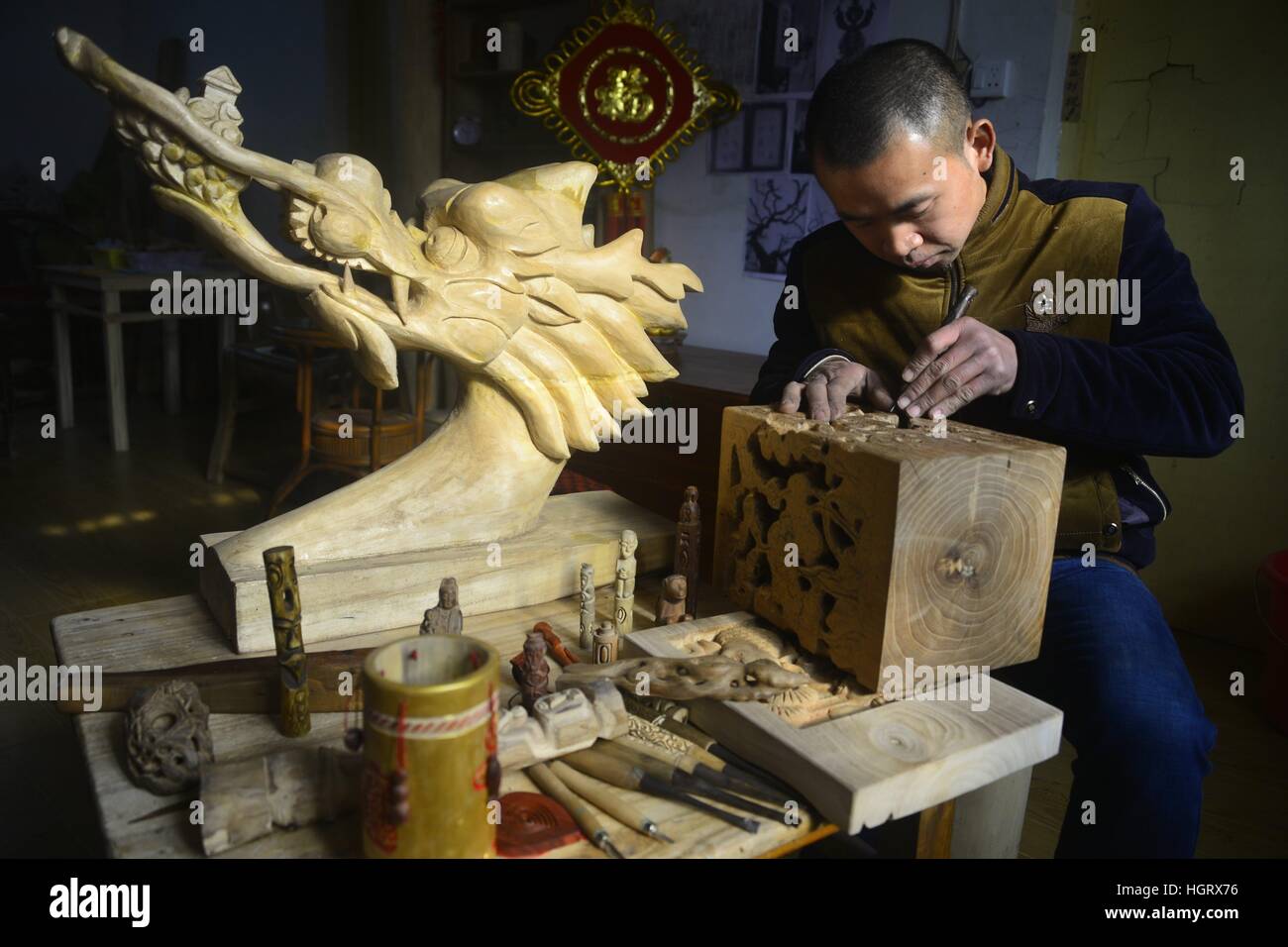Liaochen, China. 11th Jan, 2017. *EDITORIAL USE ONLY CHINA OUT* Li ...