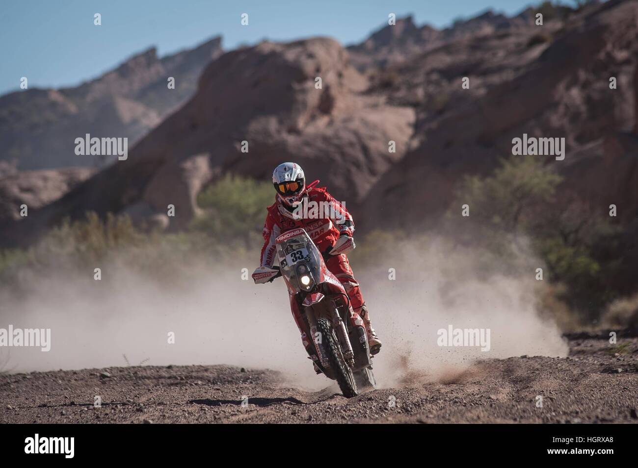 San Juan, Argentina. 12th Jan, 2017. 033 Antono Gimero (ESP) KTM in the ...