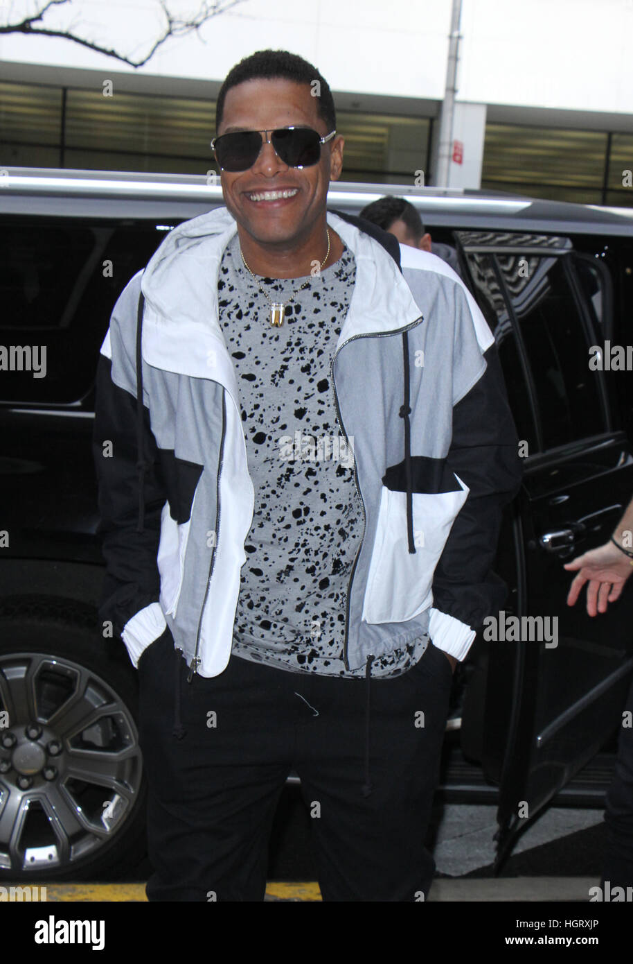 New York City, USA, 12th Jan, 2017. Maxwell seen arriving to the Harry ...