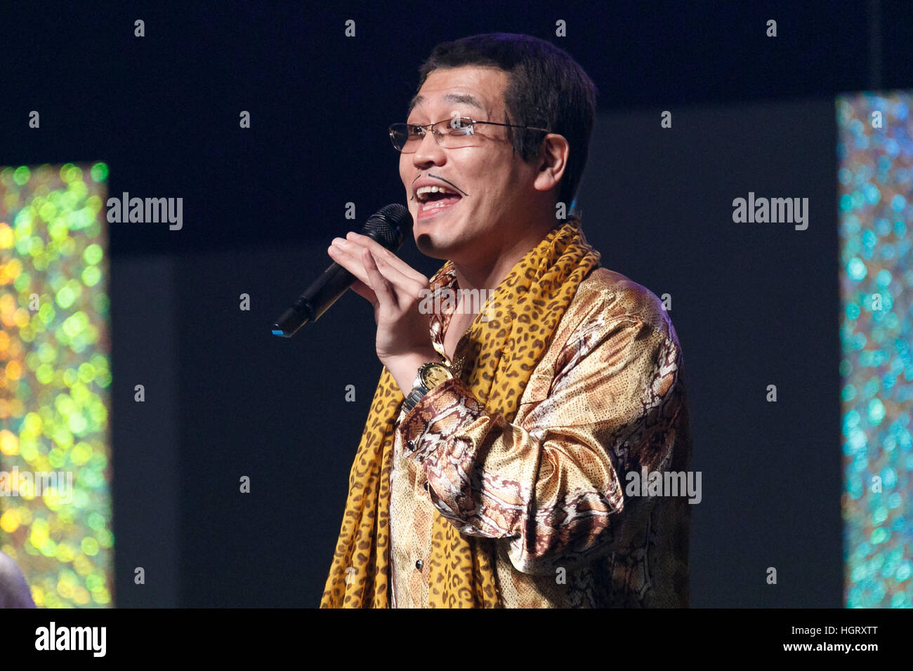 Tokyo, Japan. 13th Jan, 2017. Japanese comedian Pikotaro (Piko Taro ...