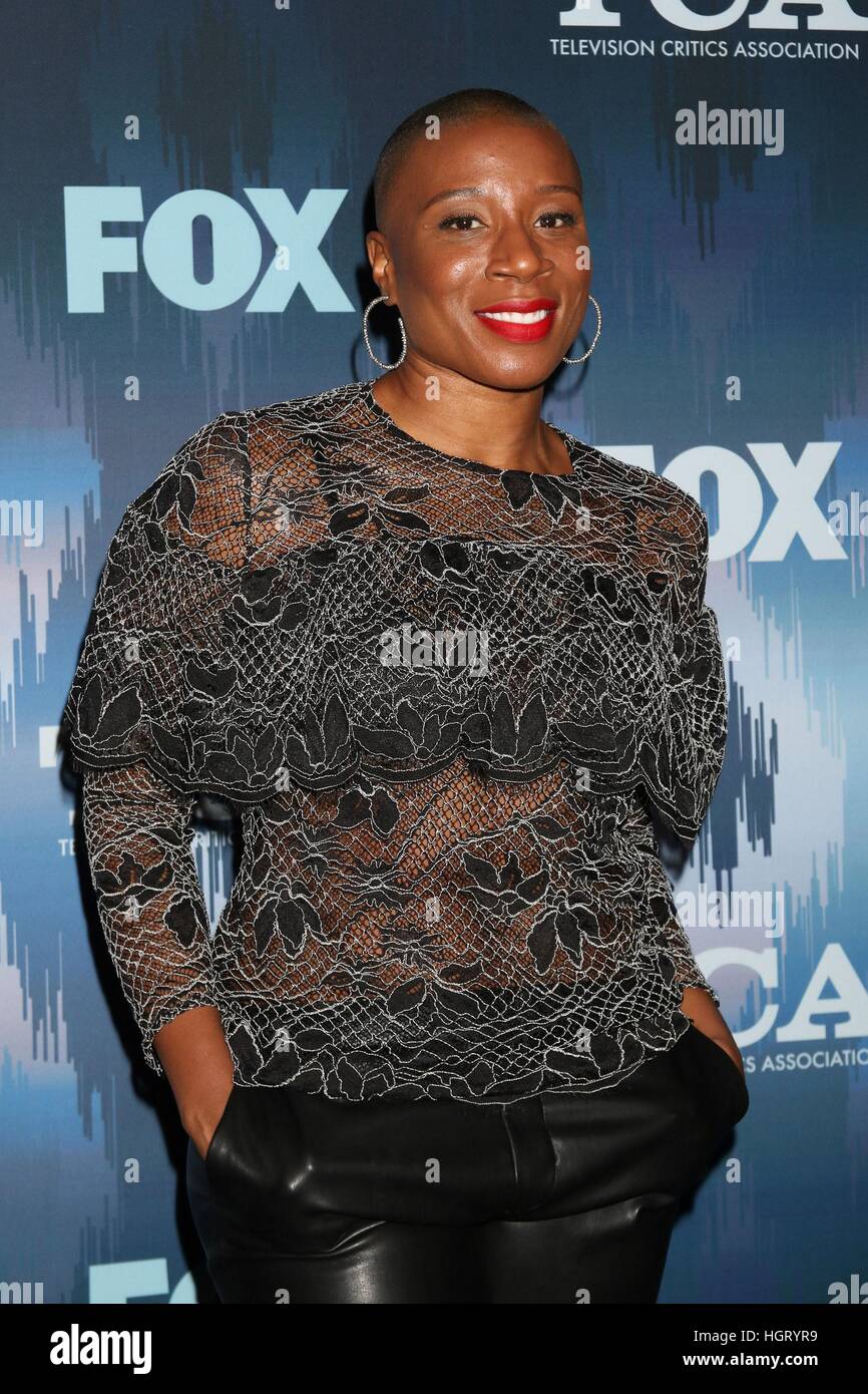 Pasadena, CA. 11th Jan, 2017. Aisha Hinds at arrivals for 2017 FOX TCA ...