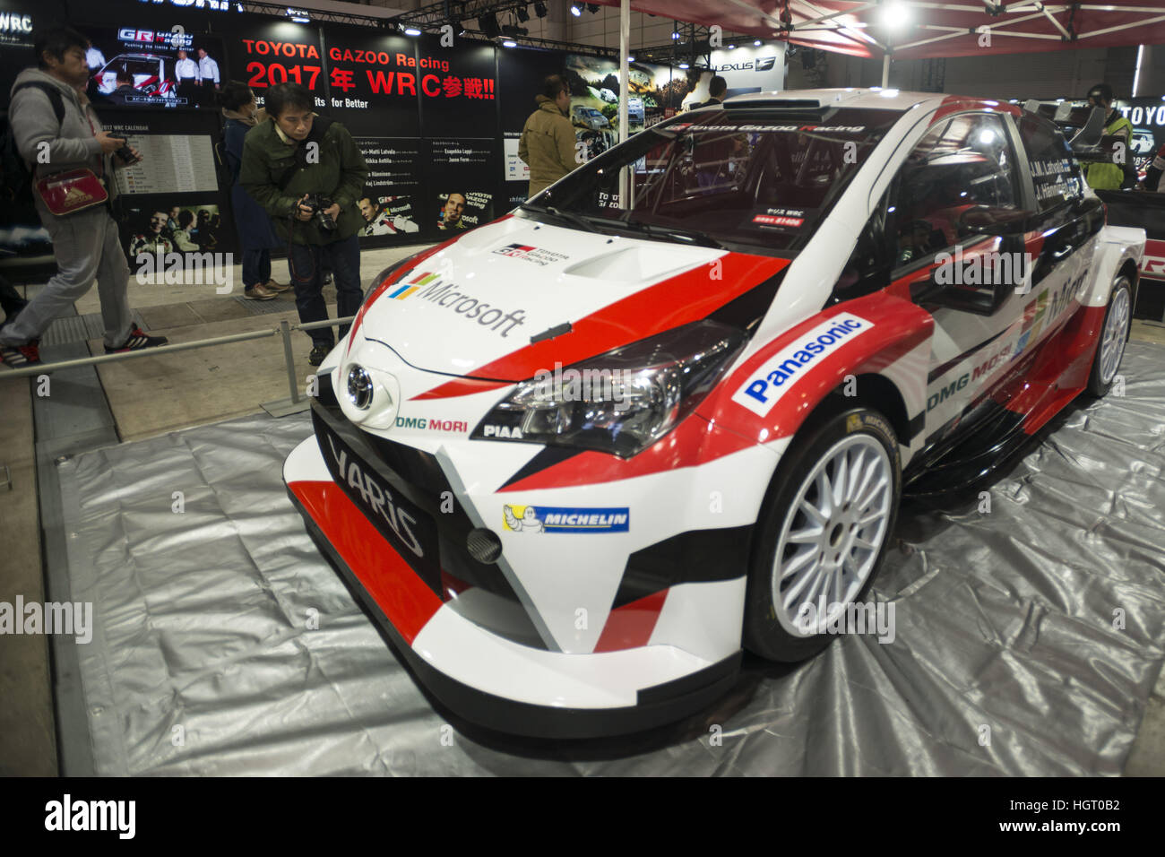 Tokyo, Japan. 13th Jan, 2017. The new TOYOTA YARIS WRC, with which the ...
