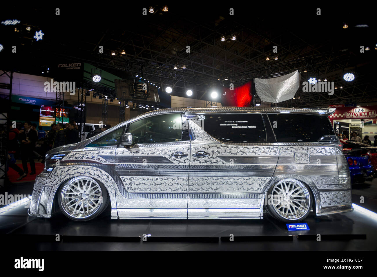 Tokyo, Japan. 13th Jan, 2017. Special custom is displayed during the ...