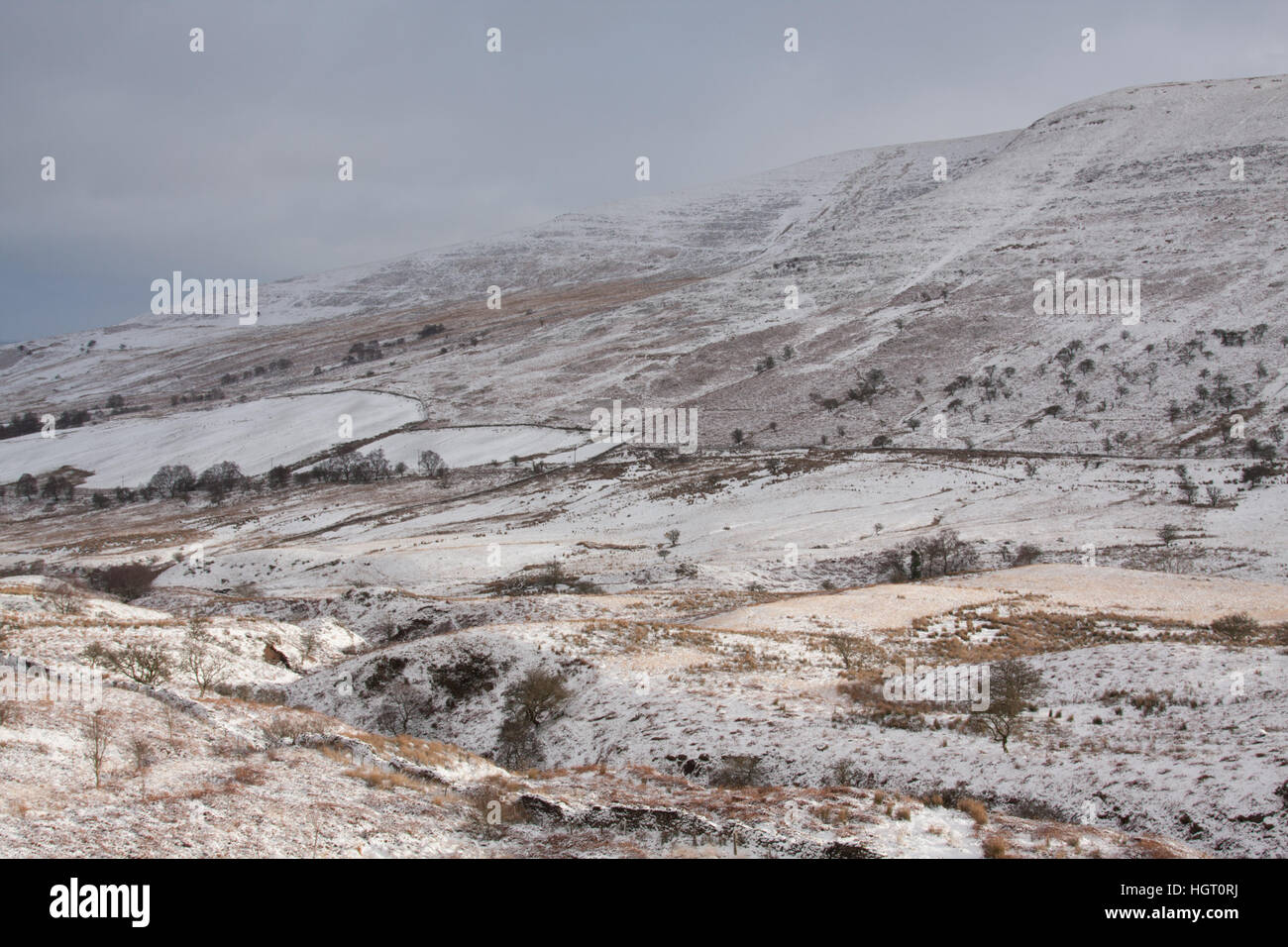 Brecon Beacons, Powys, South Wales, UK. 13th Jan, 2017. UK weather ...