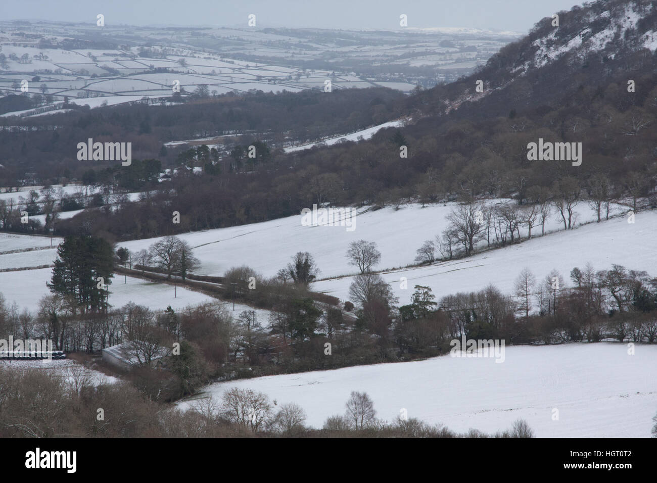 Brecon Beacons, Powys, South Wales, UK. 13th Jan, 2017. UK weather ...