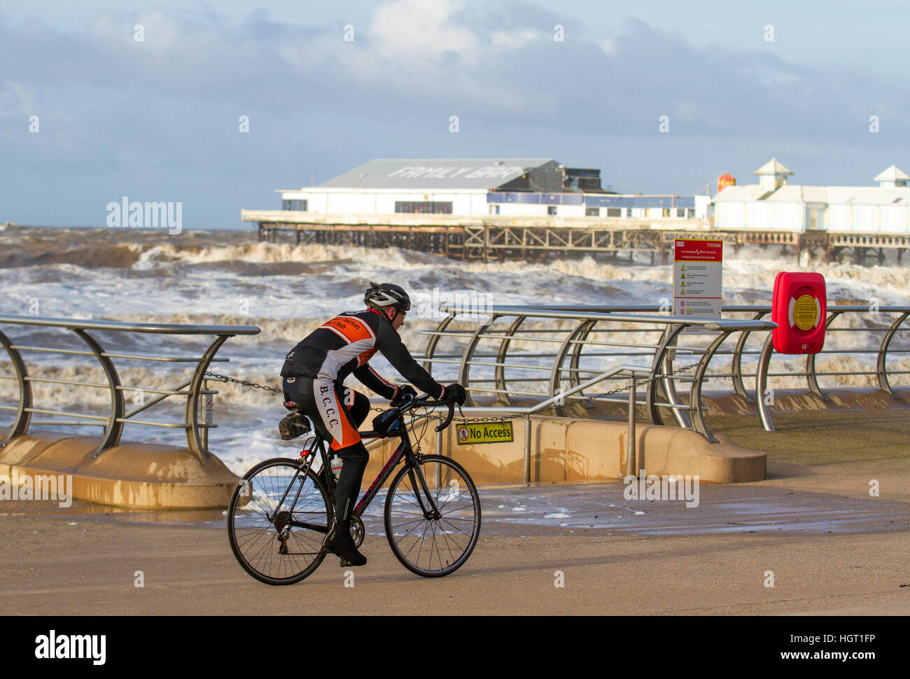 Blackpool pier damage hi-res stock photography and images - Alamy