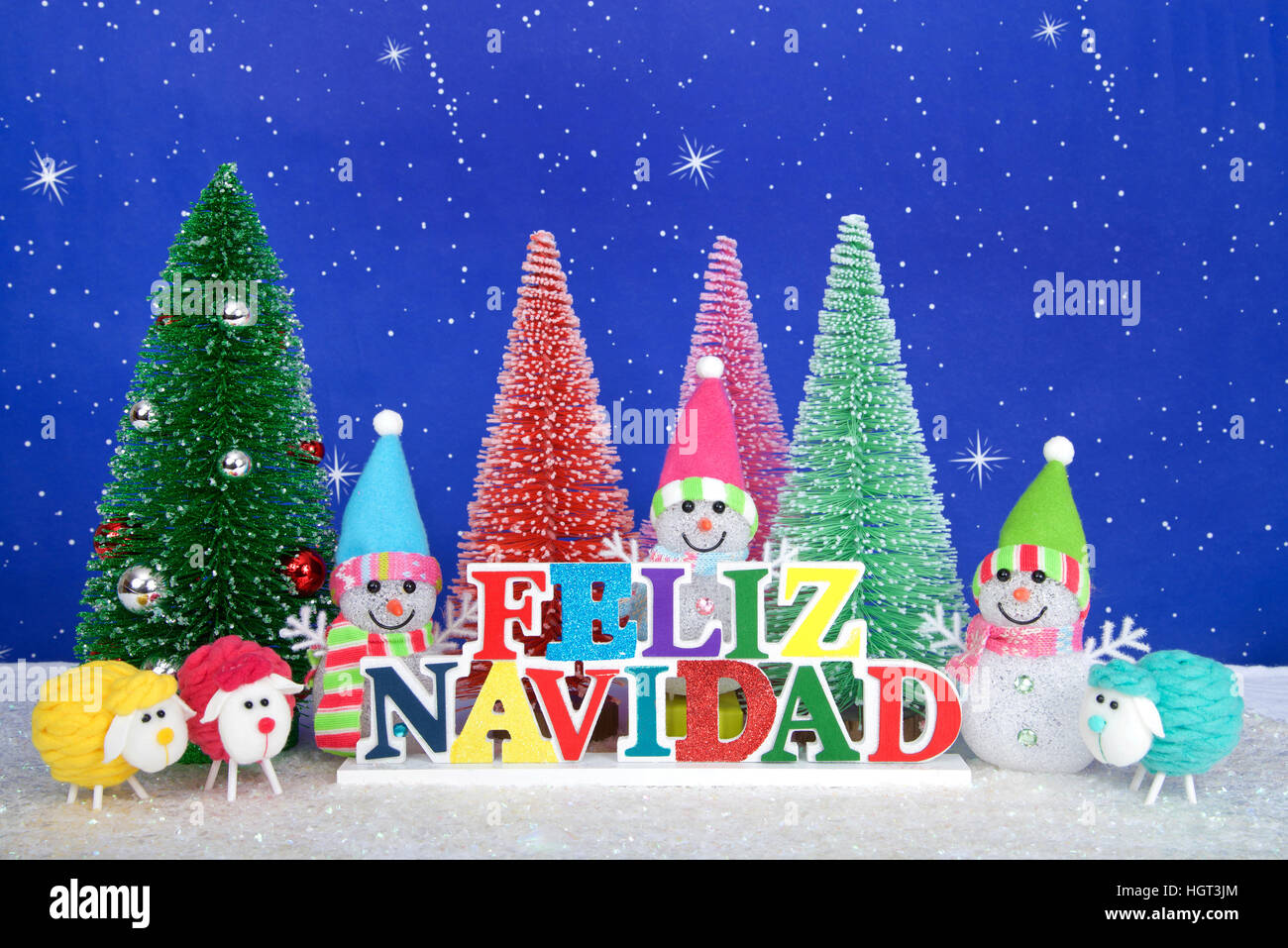 Happy christmas in spanish hi-res stock photography and images - Alamy