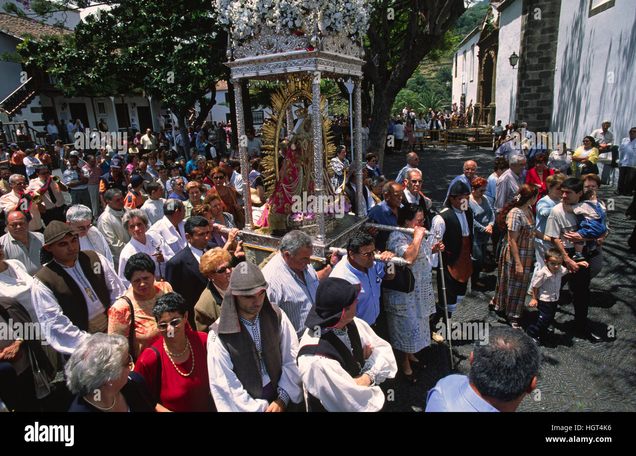 Fiesta procession nuestra de la hi-res stock photography and images - Alamy